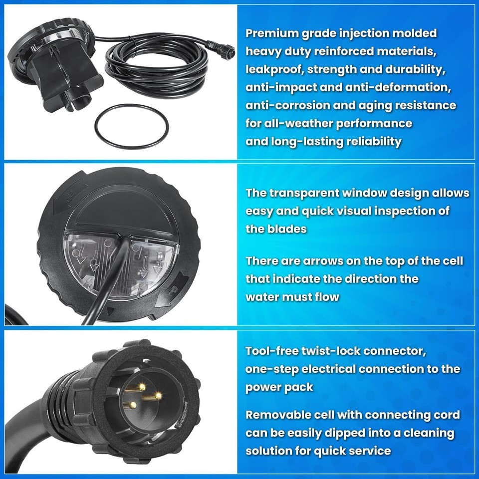 for Jandy Zodiac TruClear Salt Cell Assembly R0693900 TRUCLEAR11K ...