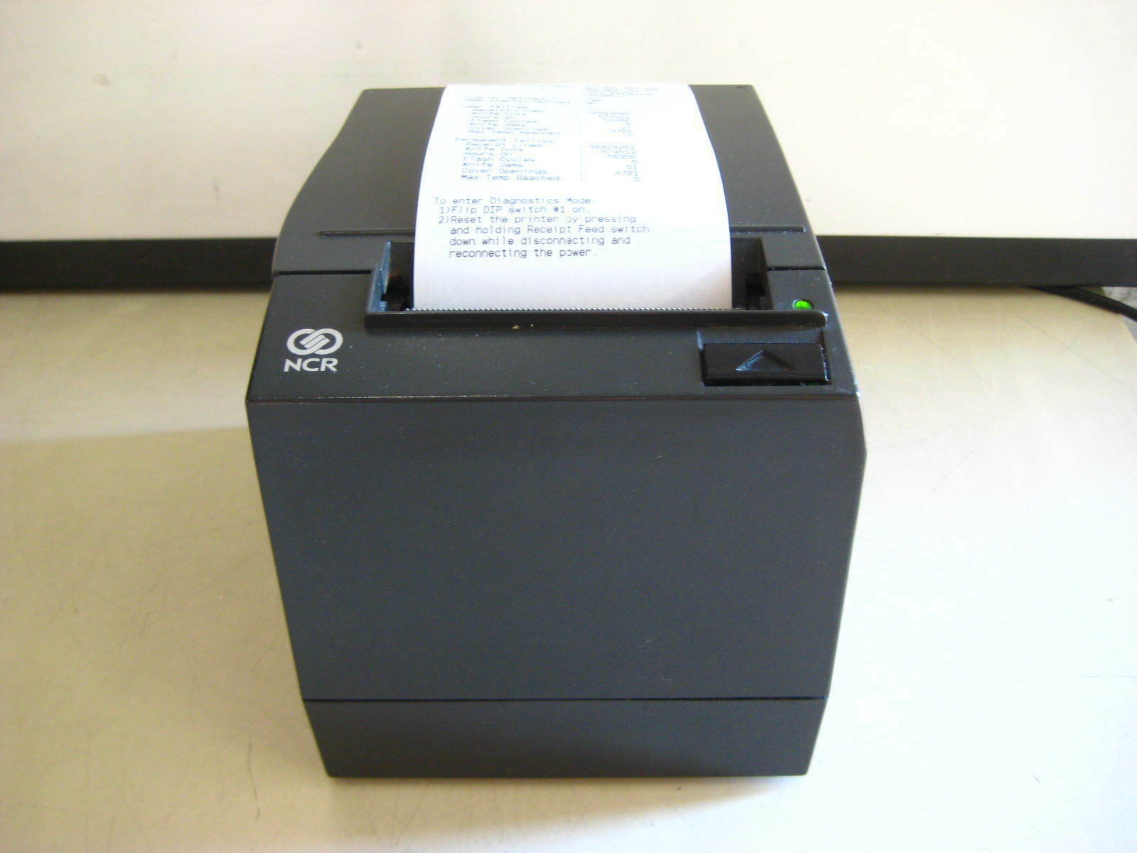 NCR POS Receipt Printer 7197-2001-9001;497-0421897 with AC PowerAdapter ...