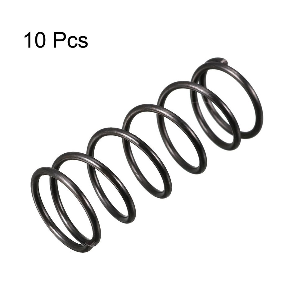 14mm Outer Diameter 1.2mm Wire Dia 35mm Long Compression Spring 10Pcs ...