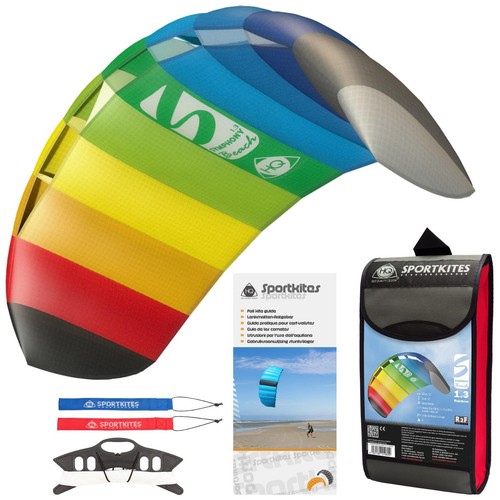 Kites Symphony Beach III 51in (1.3m) Dual Line Parachute Stunt Foil ...