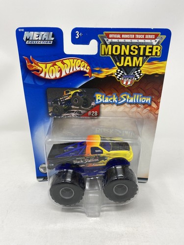 Hot Wheels Monster Jam Metal Collection Black Stallion #28 1:64 2002 ...