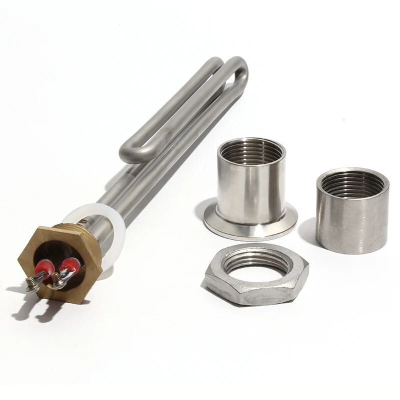 DN25 1" 32mm Stainless Steel Electrical Heating Element Tube AC110V ...