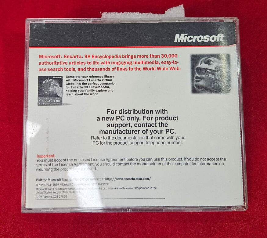 Microsoft Encarta Interactive World Atlas 2000 2 x CD ROMs Windows | eBay
