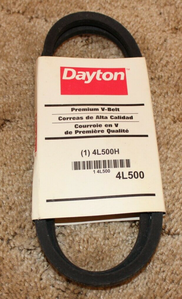 Dayton Premium V Belt 4L500H 4l500 for sale online | eBay