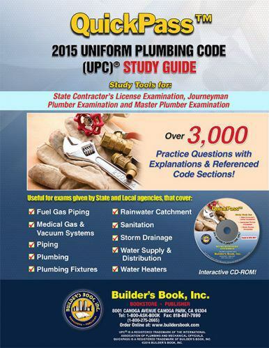 QuickPass(tm) 2015 Uniform Plumbing Code (UPC)® Study Guide : Study ...