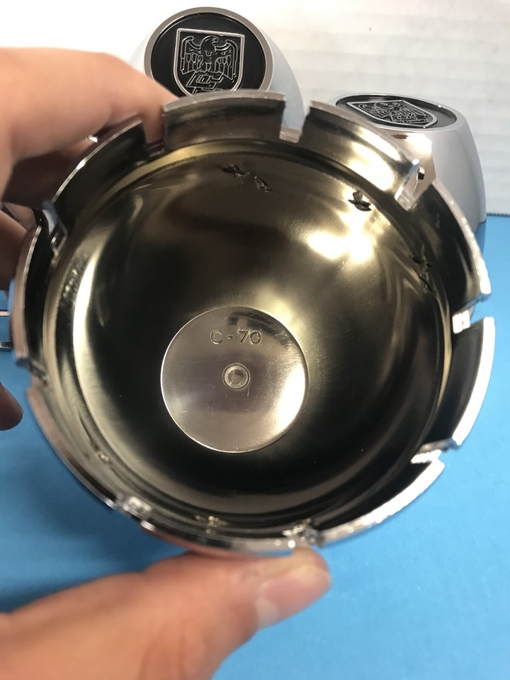 4 ORIGINAL C-70 CENTERLINE CENTER CAPS FOR 5 LUG CENTERLINE AUTO DRAG ...