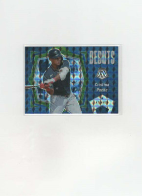 2021 Panini Mosaic Debuts Cristian Pache Green Mosaic Prizm PD2 RC | eBay