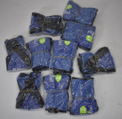 Lot of 10 Pairs Magid D Roc AeroDex Lightweight Cut Resistant Gloves ...