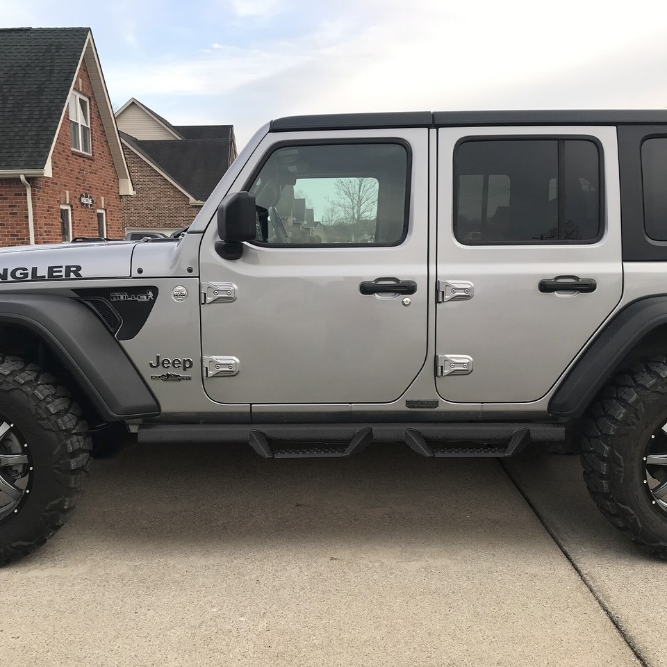 For 2025-2026 Toyota 4Runner Drop Step Black Running Board Nerf Bar ...