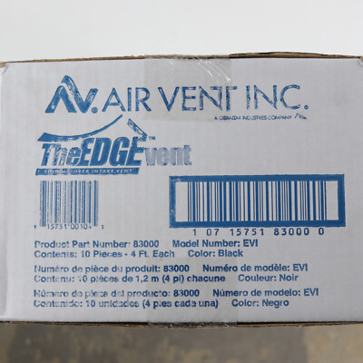Air Vent Inc The Edge Vent 10-Pack EVI 4' each | eBay