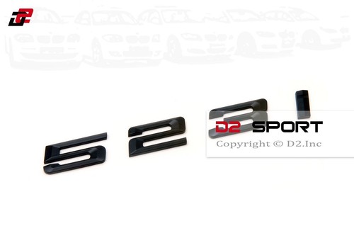 Matte Black Trunk Emblem Badge Letters fit BMW E60 E61 F10 F11 5-Series ...