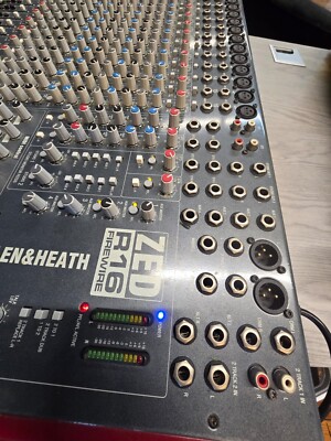 Allen & Heath ZED-16FX 16 Channel Recording and Live Sound Mixer ...