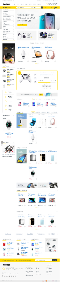 Mobile Store Website Design with Free VPS Web Hosting and Installation ...