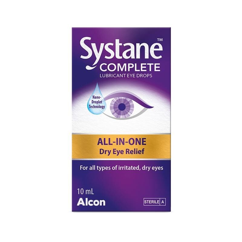 Systane Complete Multi Dose Preservative Free Lubricant Eye Drops 10ml ...