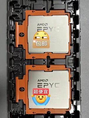 AMD EPYC Genoa 9224 CPU processor 24 core 48 threads 2.5-3.7ghz 64mb ...