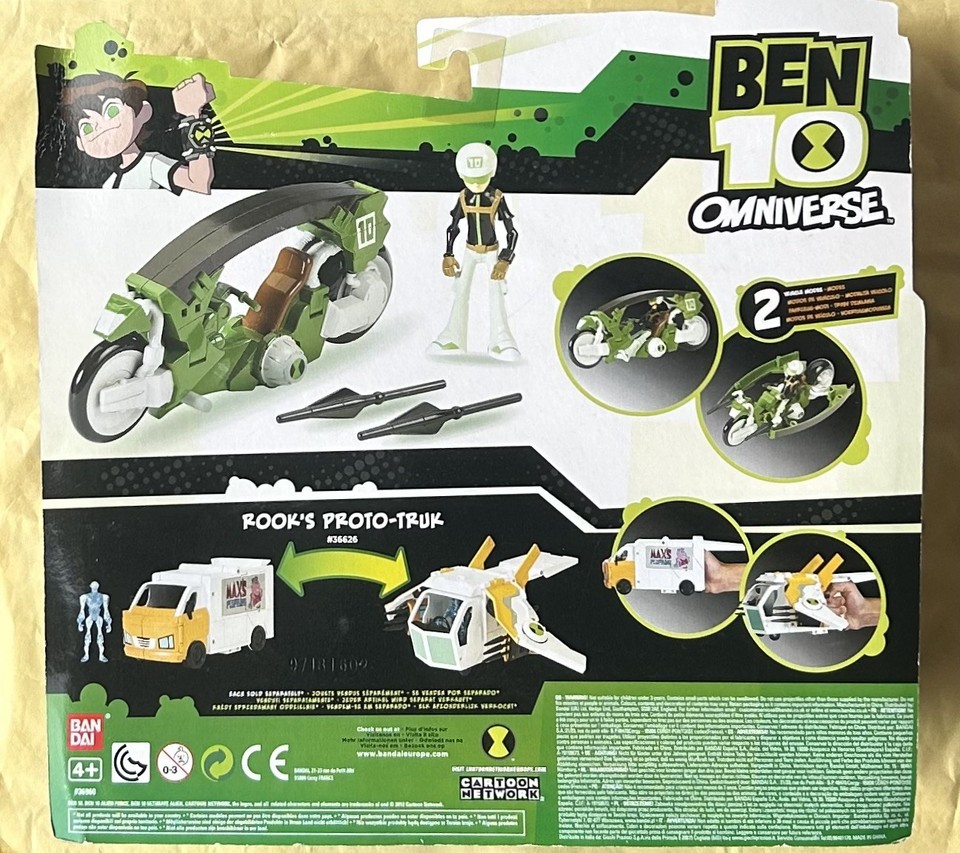 BEN 10 OMNIVERSE TENN-SPEED CYCLE + EXCLUSIVE BEN TENNYSON FIGURE! 4 ...