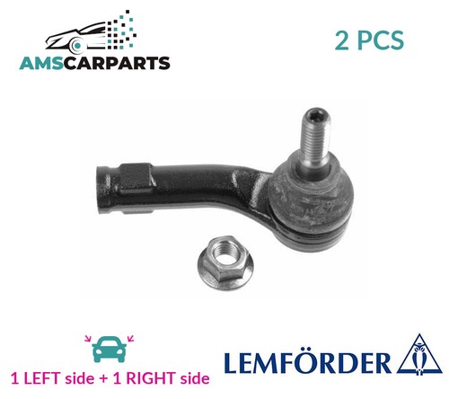 TRACK ROD END RACK END PAIR FRONT 34091 01 LEMFÖRDER 2PCS NEW OE ...