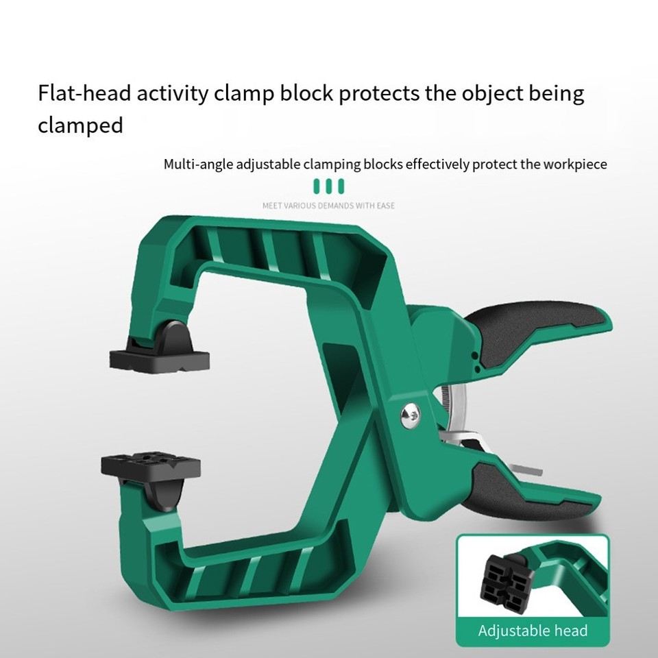 Detail Work 6 Inch Face Clamp Fiberglass Composite Heavy Duty Clamping ...