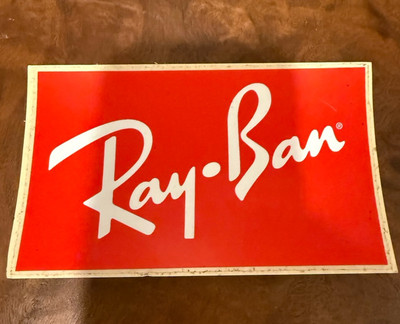 Ray-Ban Sticker Genuine Vintage Collectable | eBay