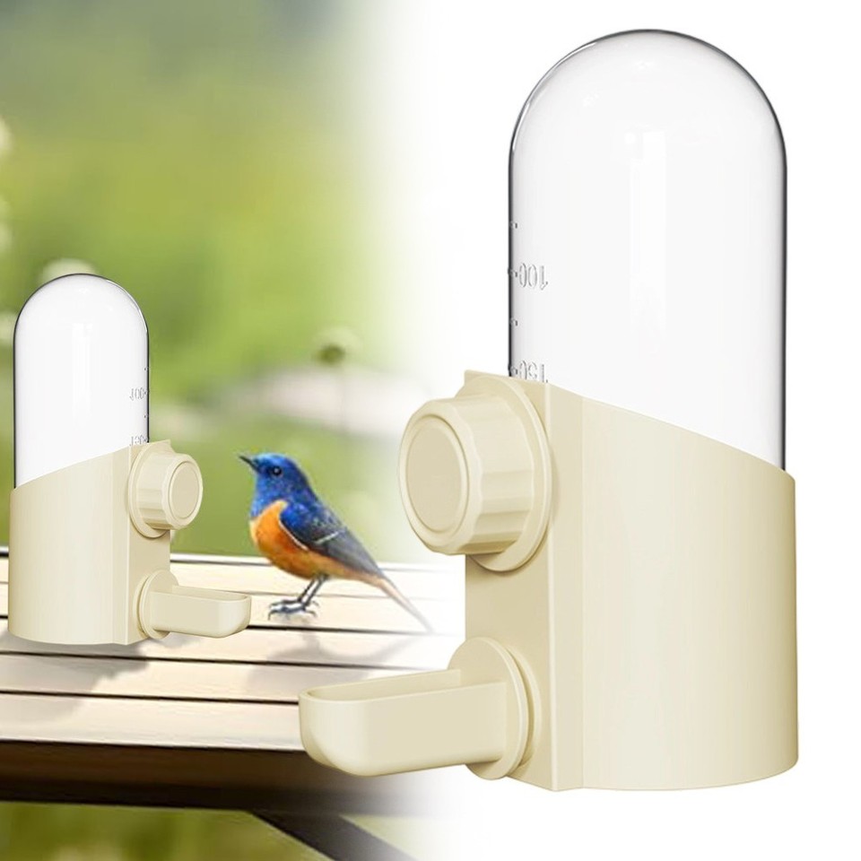 Automatic Bird Water Dispenser Bird Water Bottle Cage-mounted Water ...