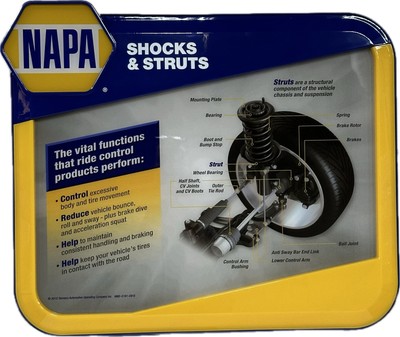 NAPA Shocks Struts Electric Illuminated Light Sign New In Box | eBay
