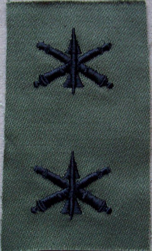 US Army ADA - Air Defense Artillery Subdued Cloth Insignia New Pair | eBay