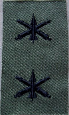 US Army ADA - Air Defense Artillery Subdued Cloth Insignia New Pair | eBay
