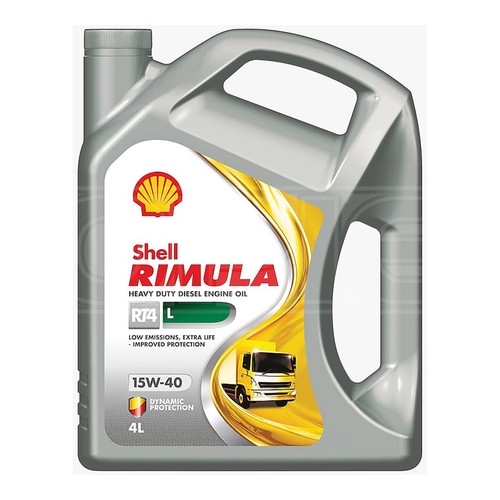 Shell Rimula R4 L 15W-40 15W40 E9, E7, CJ-4, CI-4 Low Saps Engine Oil ...