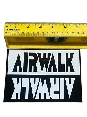 VTG 1980 Airwalk Skateboarding Sticker-Santa Cruz Powell Peralta Alva ...