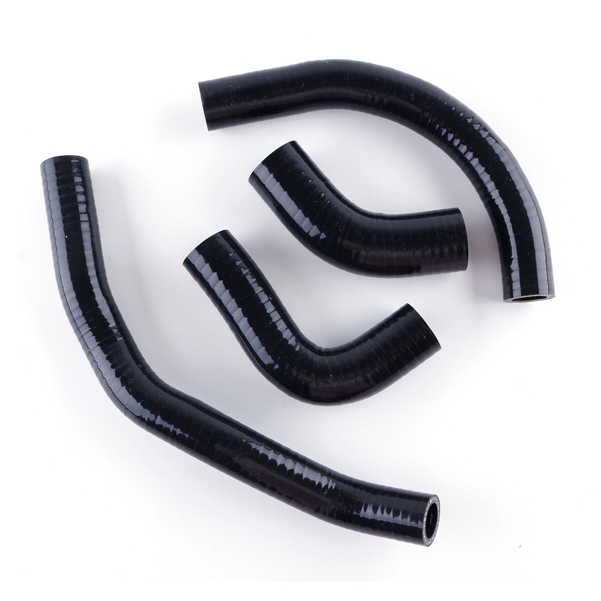 For Honda ST1100 1991-2002 ST 1100 Black Silicone Radiator Coolant Hose ...