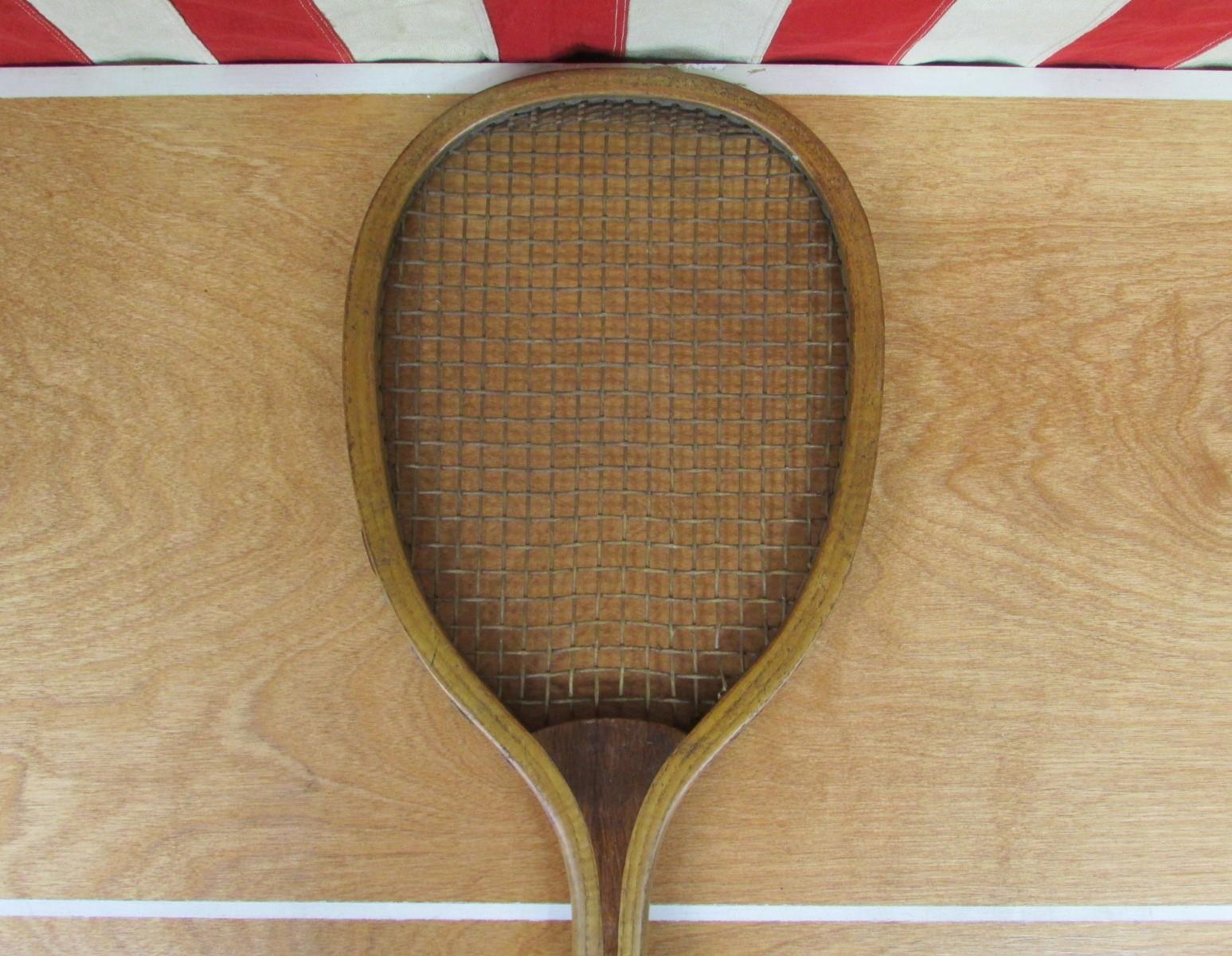Vintage Antique Spalding Wood Tennis Racquet Transitional 1900s-1910s ...