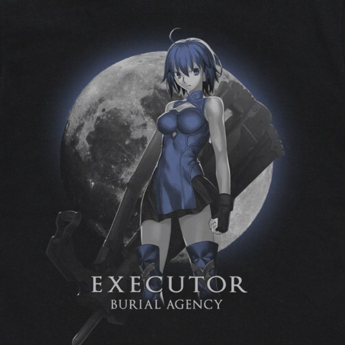 Tsukihime A piece of blue glass moon Ciel Executor T-shirt Black Cospa ...