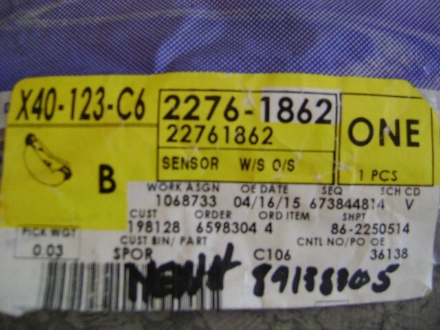 Rain Sensor-LT GM Parts 84857321 for sale online | eBay