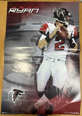 MATT RYAN Atlanta Falcons NFL Football 34x22.5 Poster Costacos | eBay