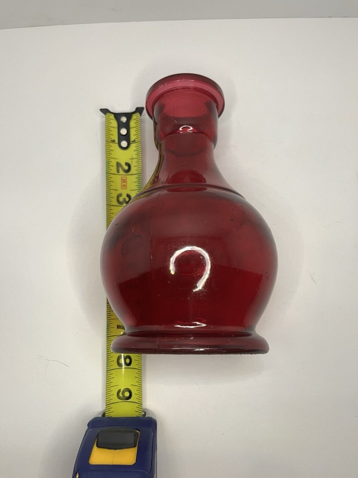 Mitsuba Ruby Red Glass Vase - Vintage Glass | eBay