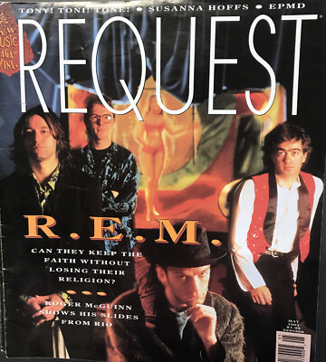 REQUEST Magazine May 1991 - R.E.M. - EPMD -TONY! TONI TONE! REM ...