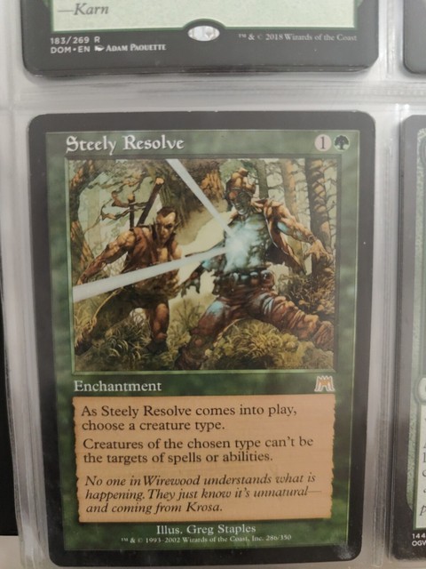MTG Steely Resolve Onslaught 286/350 Regular Rare for sale online | eBay