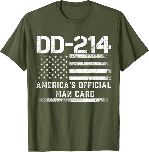 DD214 America's Official Man Card Vintage Unisex T-Shirt | eBay