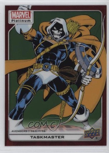 2023 Marvel Platinum High Series Red Rainbow Taskmaster David ...