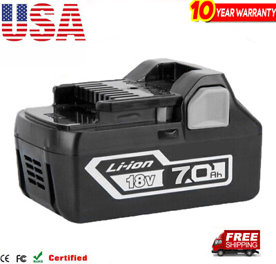 7.0Ah 18V Battery for Hitachi BSL1815X BSL1815S BSL1830 BSL1830C 330139 ...