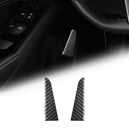 Carbon Fiber Interior Front Door Pull Cover Trims For Nissan Altima ...