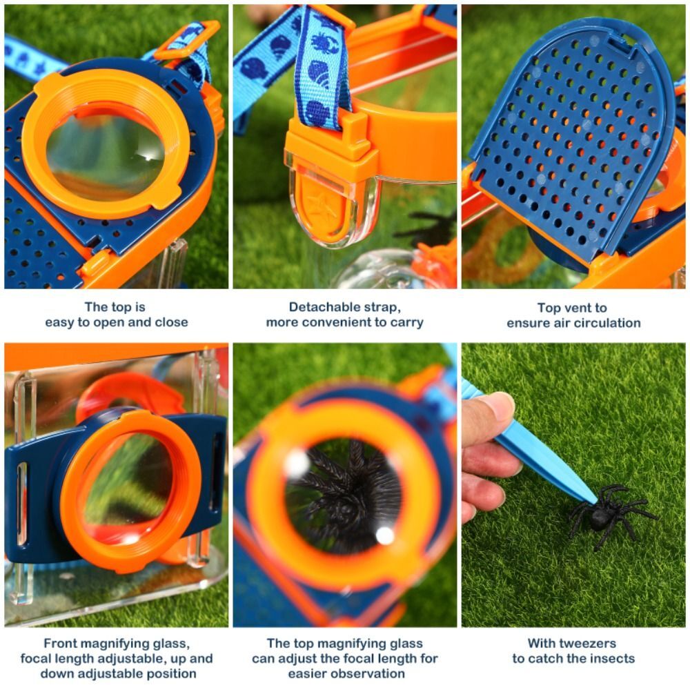 Gift Bug Viewer Insect Box Magnifier Insect Catcher Cage Insect ...
