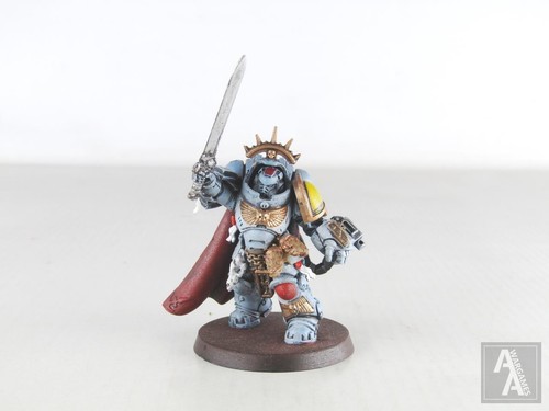 (6413) Captain in Gravis Armour Space Wolves Marines Adeptus Astartes ...