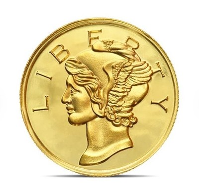 Mercury Gold Dime Round .9999 Fine Pure Gold Collector Coin | eBay
