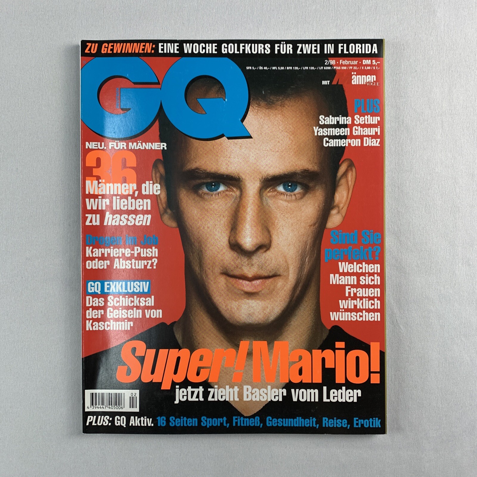 GQ Magazine Deutsch February 1998 ~ Cameron Diaz, Sabrina Setlur | eBay