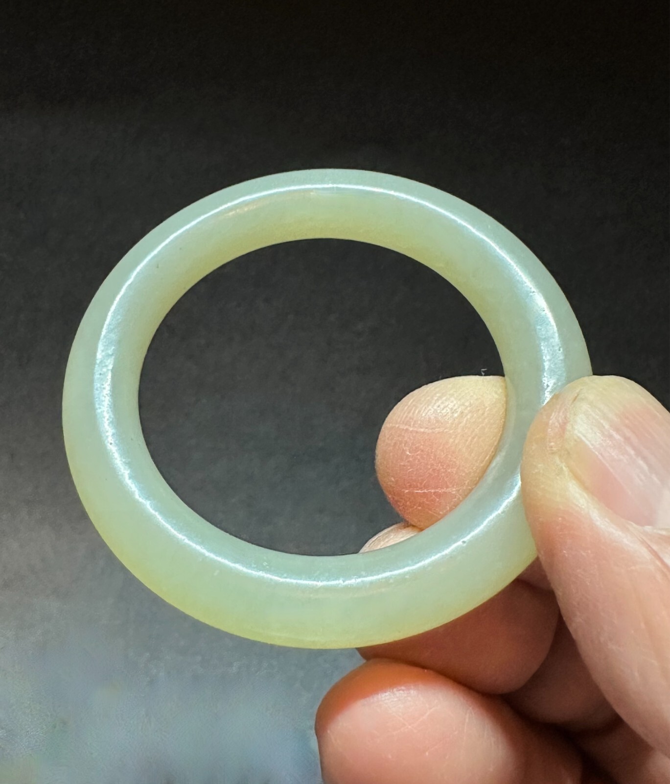 Antique Chinese Qing dynasty carved nephrite jade of Robe ring | eBay