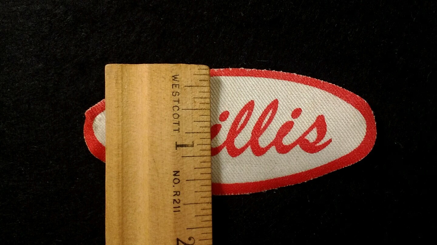 Willis Vintage 1960s Cursive Name Patch Uniform Shirt… - Gem