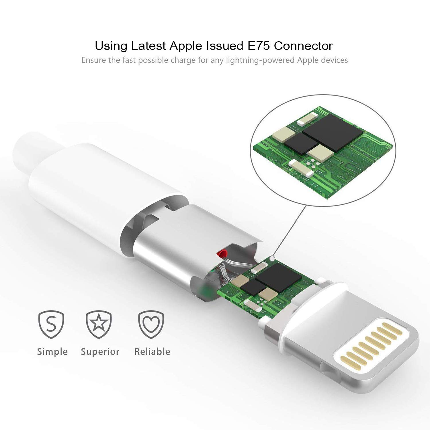USB iPhone Charger Fast For Apple 6 7 8 X XS XR 11 12 13 14 Pro Cable ...