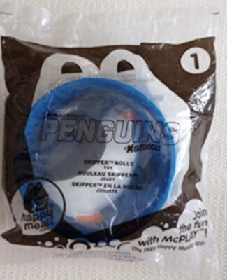 McDonalds toy - Penguins of Madagascar 2014 "Skipper Rolls #1", new | eBay