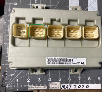 2001 DODGE CARAVAN A/T BODY CONTROL MODULE BCM 04686921AL OEM 2001 2002 ...